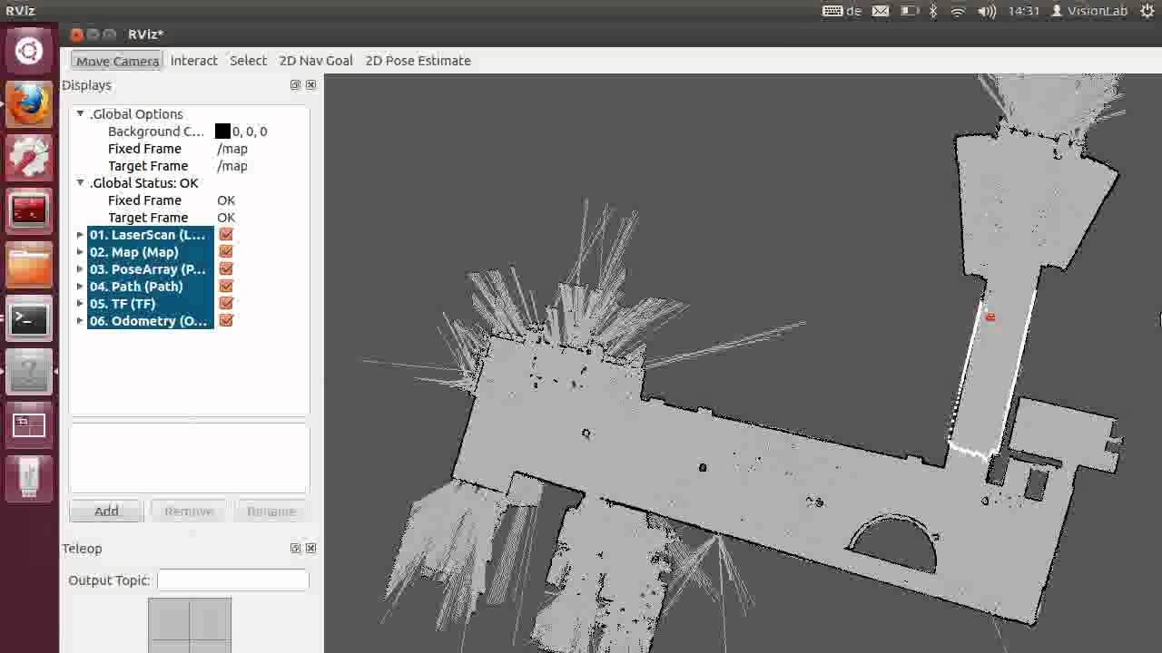 Robot Localization Using Amcl Ros Youtube