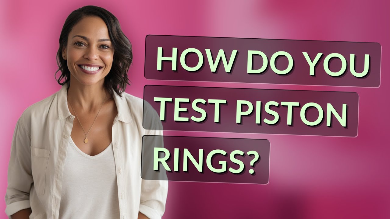 How do you test piston rings? - YouTube