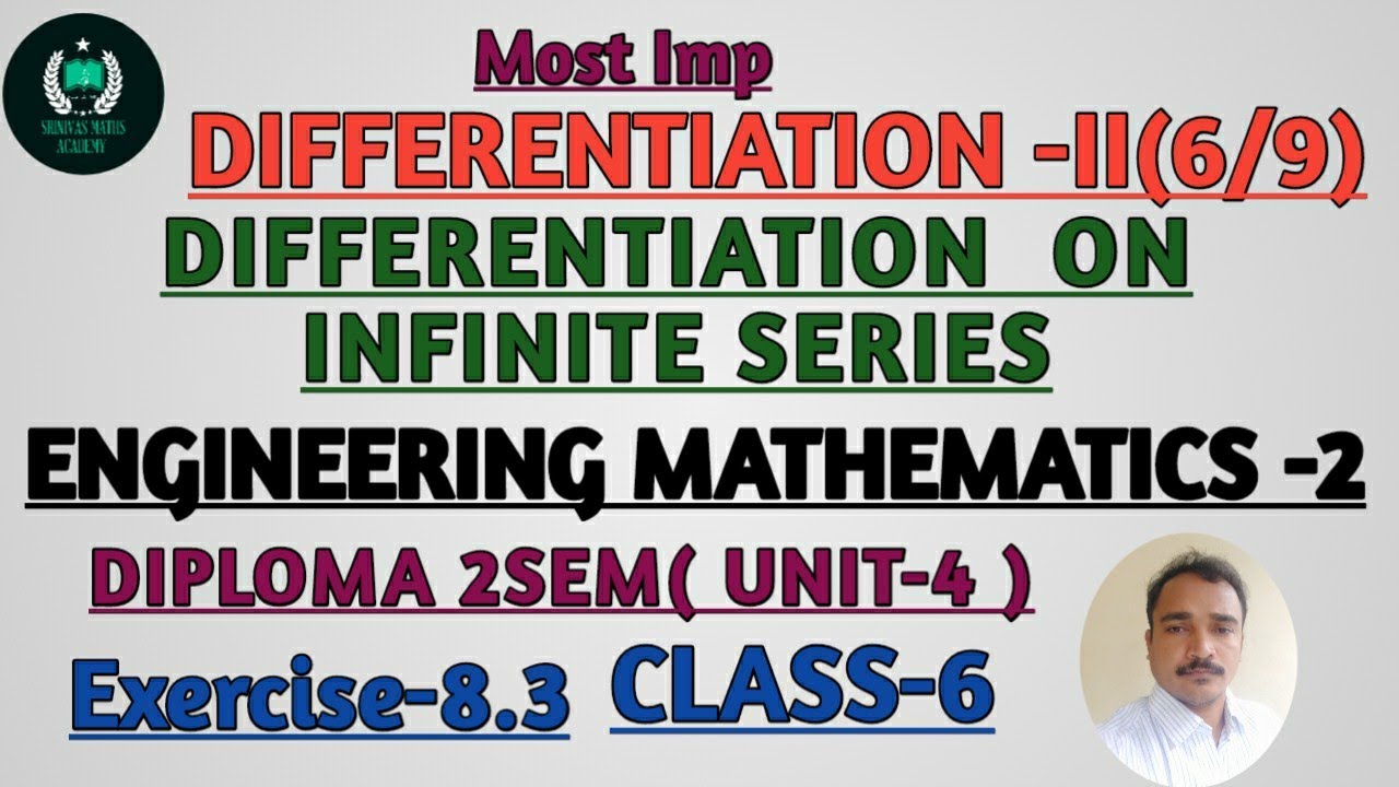 Differentiation of Infinite Series || Infinite Series|| Inter1B ...