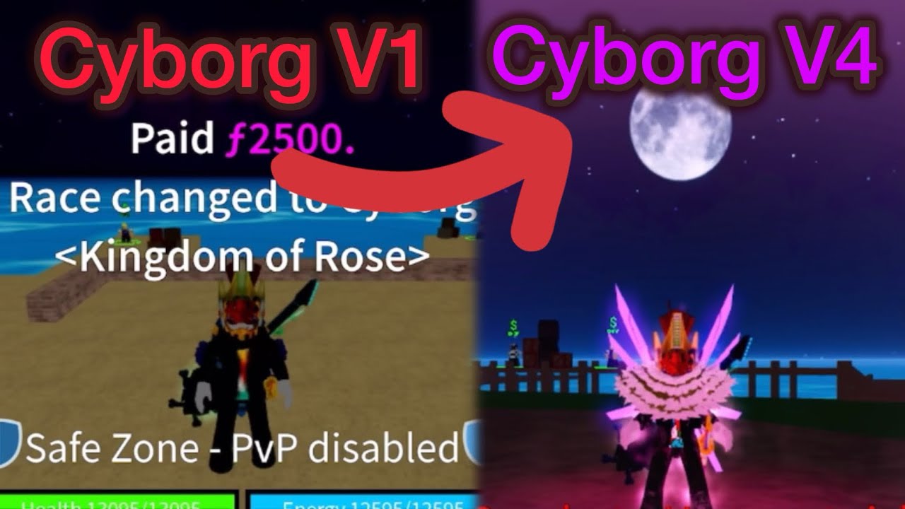 Unlock Cyborg Race V1-V4 in Blox Fruits - Complete Guide! - YouTube