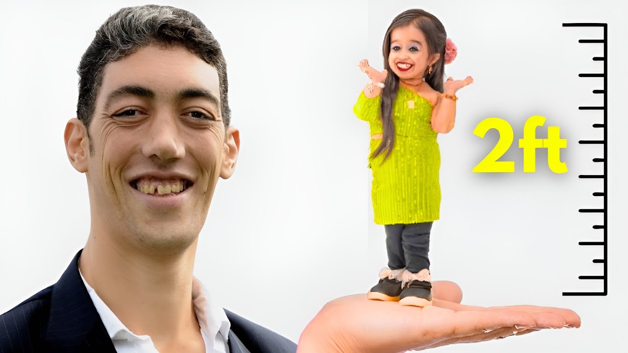 Tallest VS Shortest: Living With Extreme Height Differences - YouTube