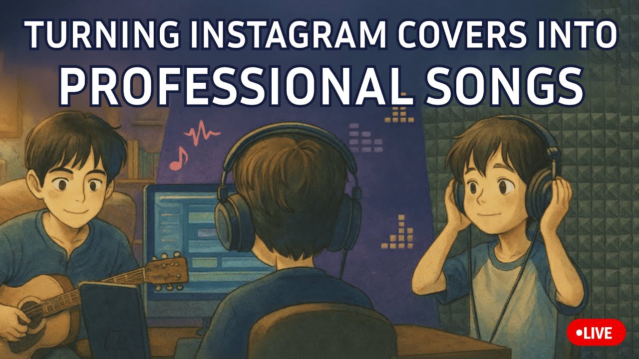 🎧 Turning Instagram Covers Into Professional Songs | FL Studio | Live ...