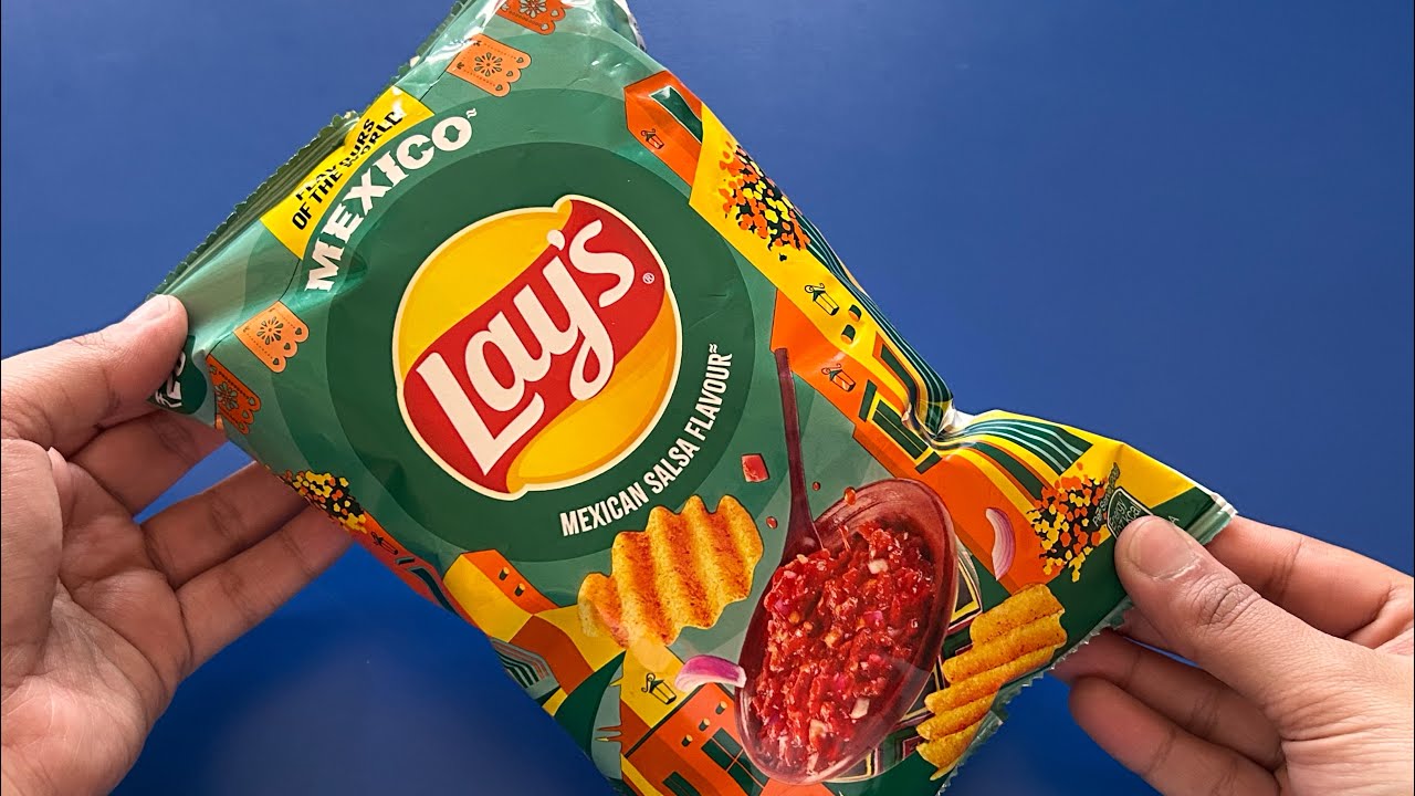 Review | New Lays Mexican Salsa Flavour #layspotatochips #mexican # ...
