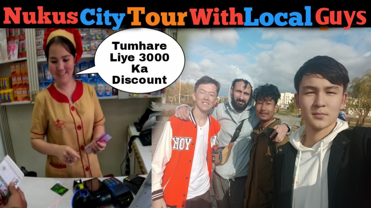 Nukus City Tour With Local || Indian solo Backpacker Uzbekistan Series ...