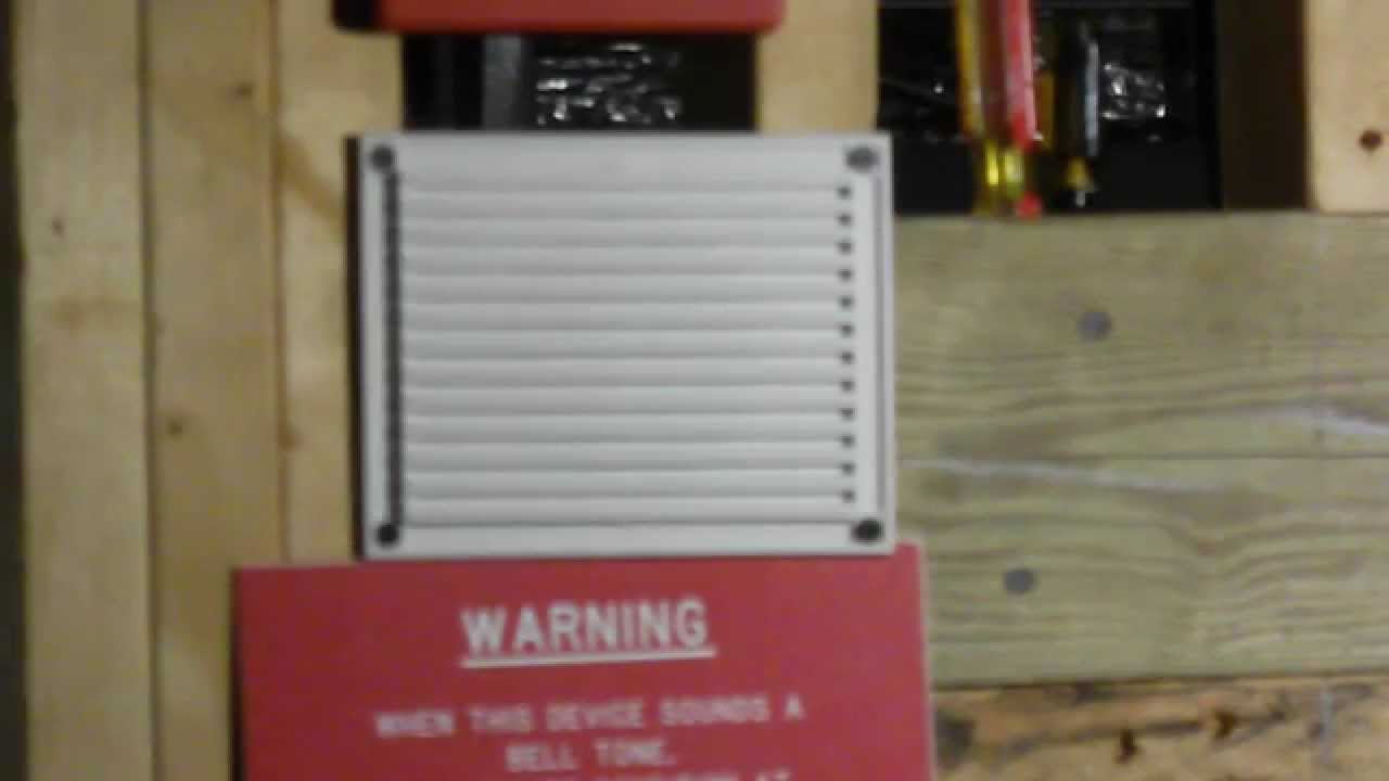 Ademco 747F Siren Test - YouTube