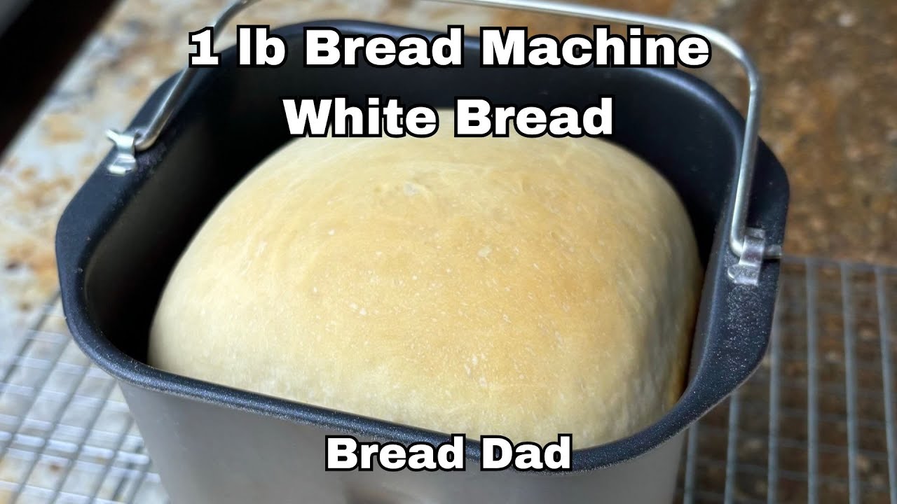 1 lb Bread Machine White Bread - Soft & Buttery (for small compact ...