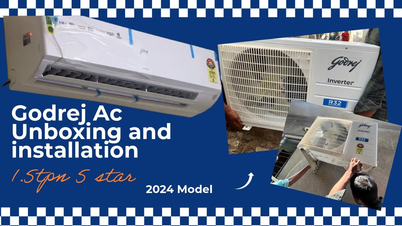 AC installation|| Godrej AC installation and Unboxing - YouTube