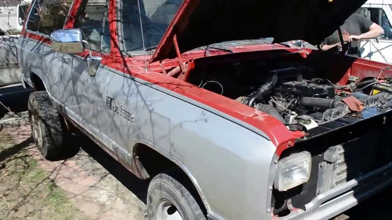 Diesel Ramcharger Conversion First Start - YouTube