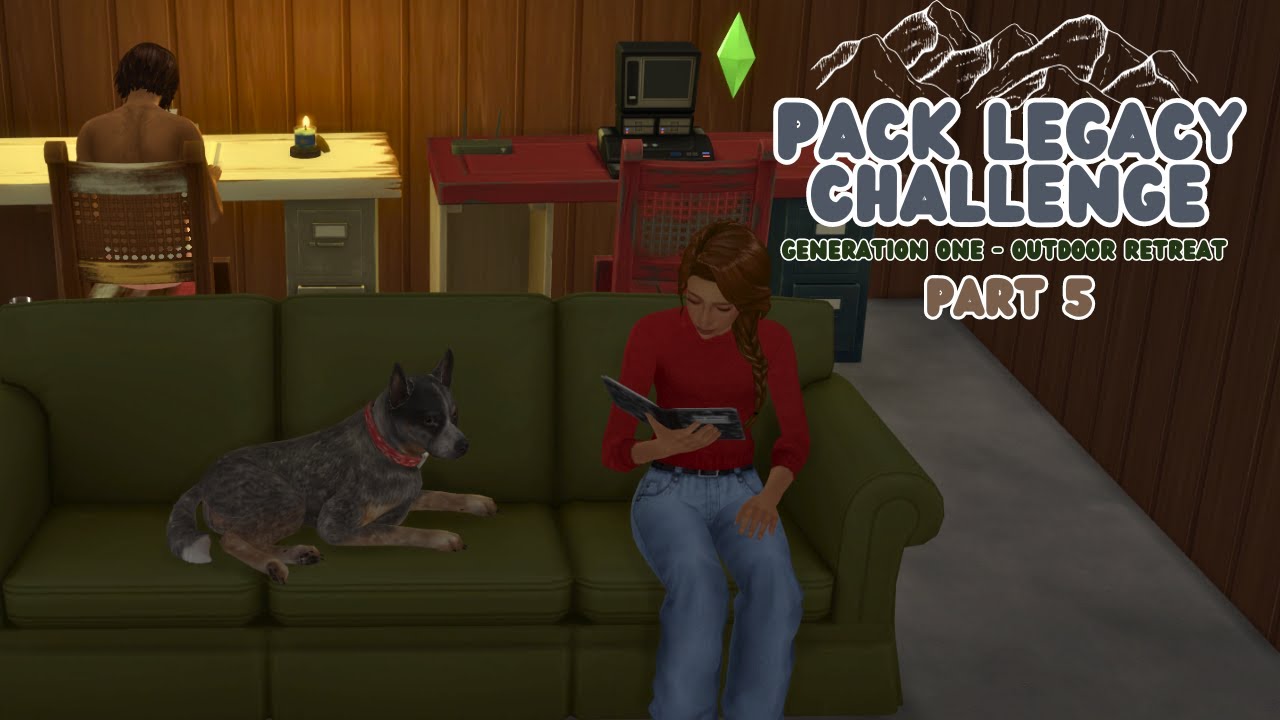 Sims 4 Pack Legacy Challenge Gen 1 Part 5 - Fishing & Flirting - YouTube