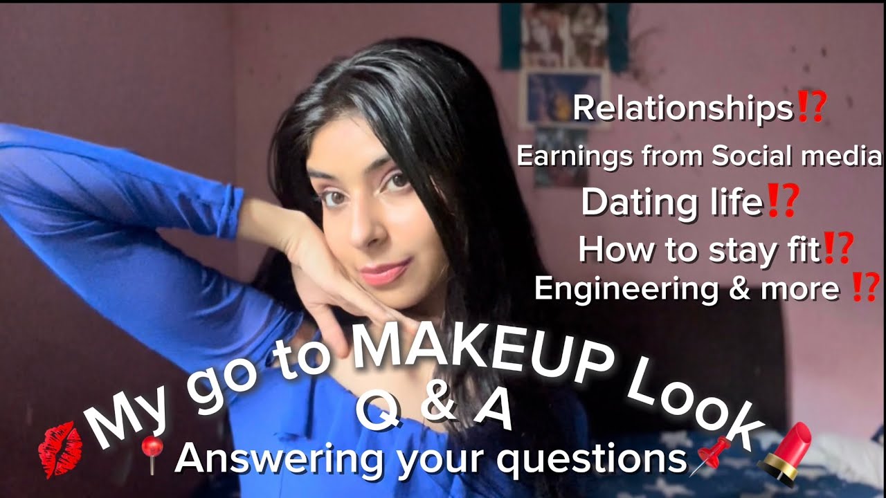 My go to MAKEUP LOOK + Q & A | Chit-Chat | Affordable Makeup Products💄⁉ ...
