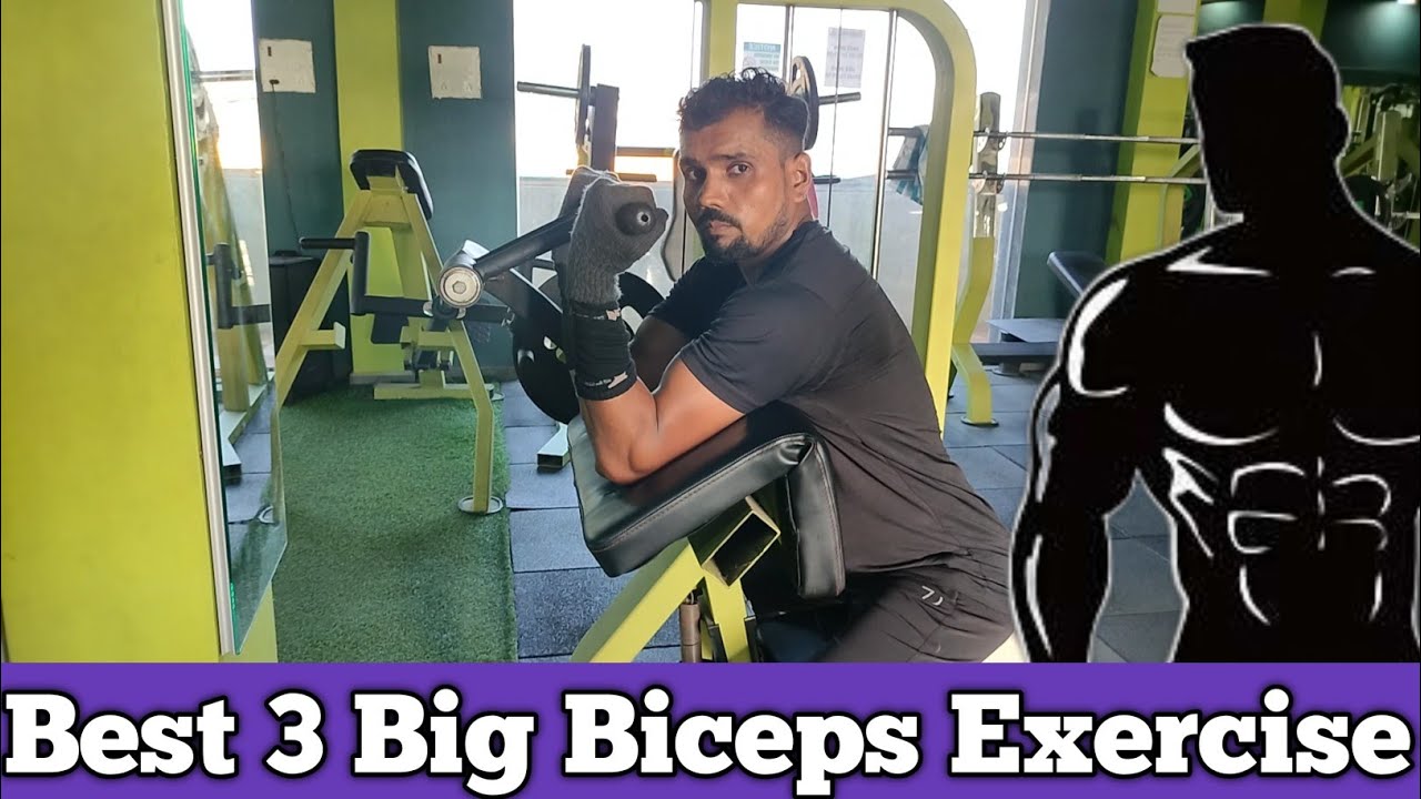 Best 3 Biceps Exercise- GYM Workout | Big Biceps Workout - YouTube