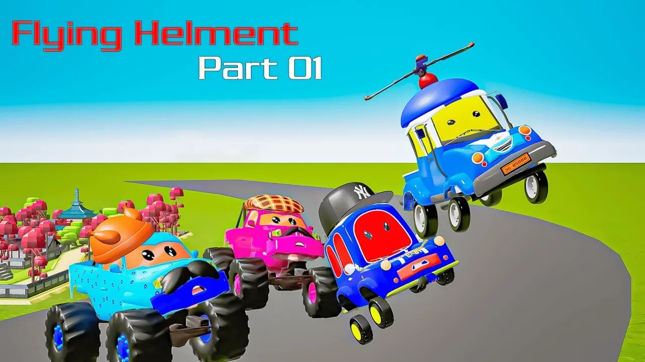 Flying Helmet | Comedy Funny Cartoon | pagal beta | cs bisht vines ...