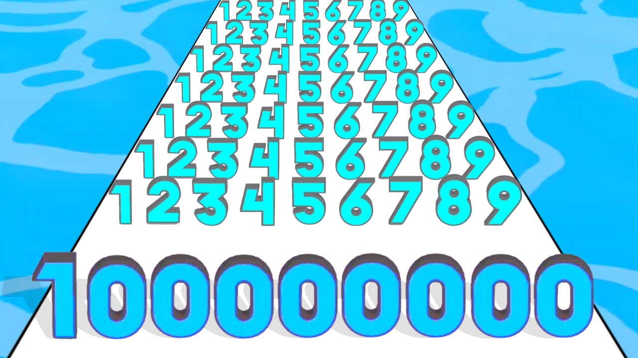 Merge Numbers - Number Master Run (LEVEL UP NUMBER) New Number Run Game Max Level - YouTube