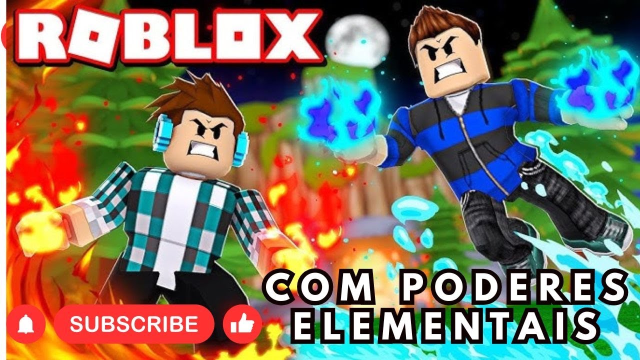 Roblox com poderes elementais - YouTube