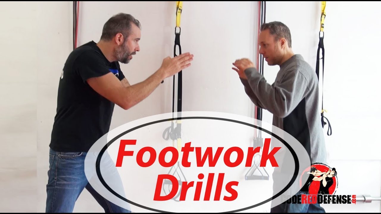 Self Defense Footwork Drills - YouTube