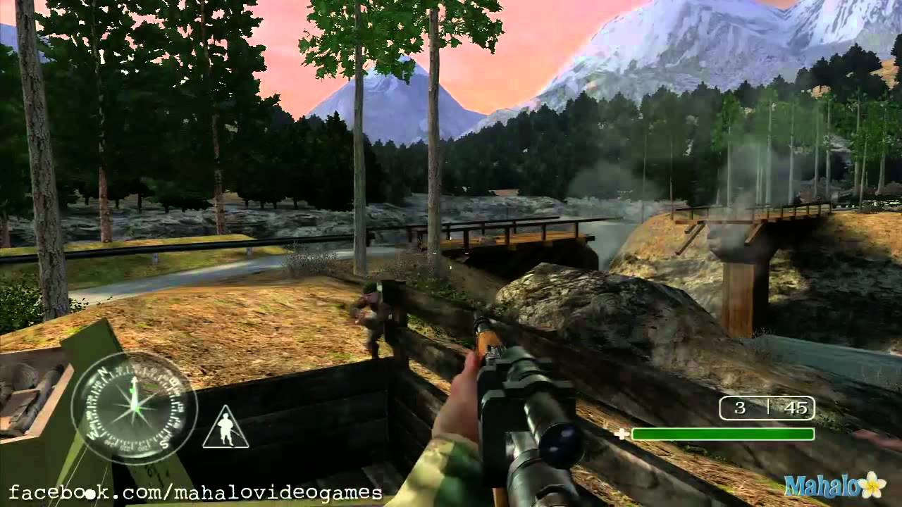 Call of Duty Classic Walkthrough - Mission 12: Eder Dam Getaway - YouTube
