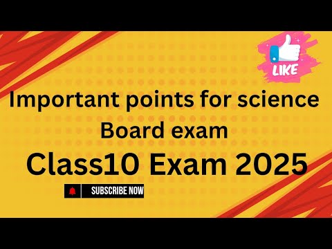 Important Point for class tenth Science CBSE board exam#boardexam # ...