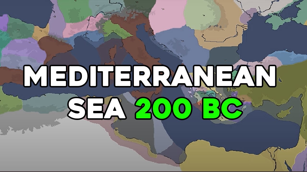 Ages Of Conflict World War Simulator - Mediterranean Sea 200 BC - YouTube