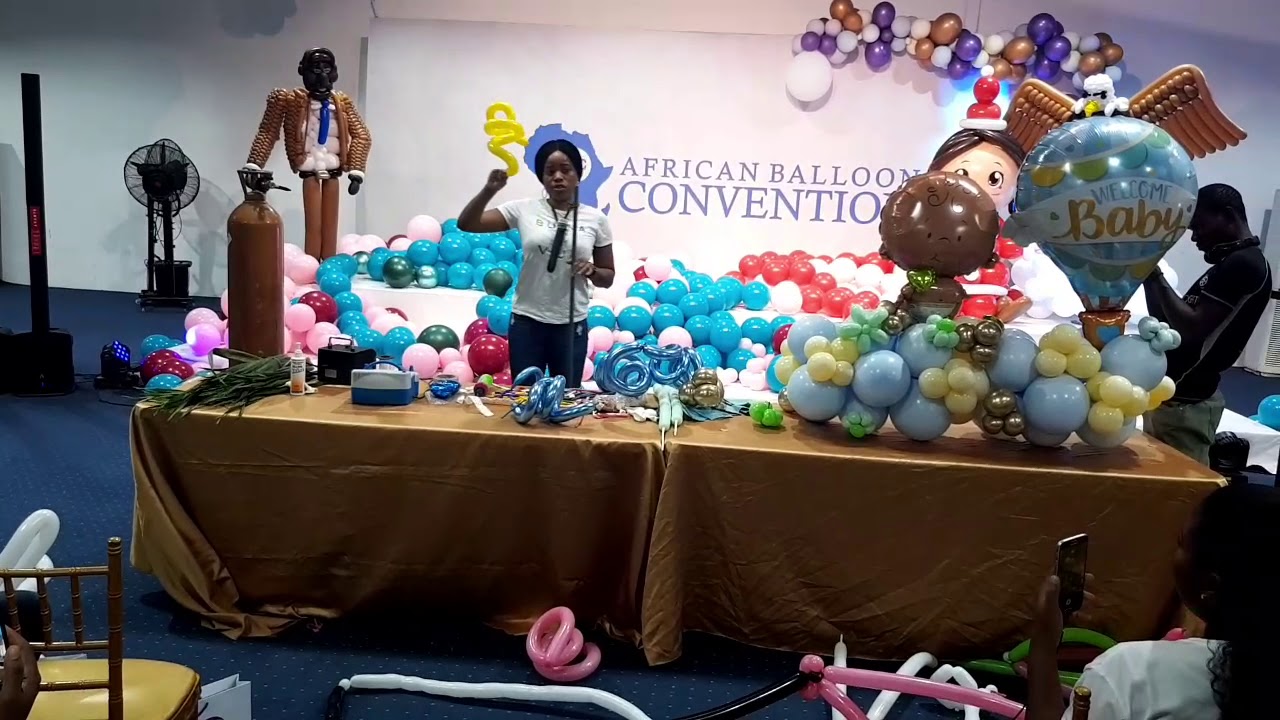Watch Me Create at the African Balloon Convention| Balloon Tutorial ...