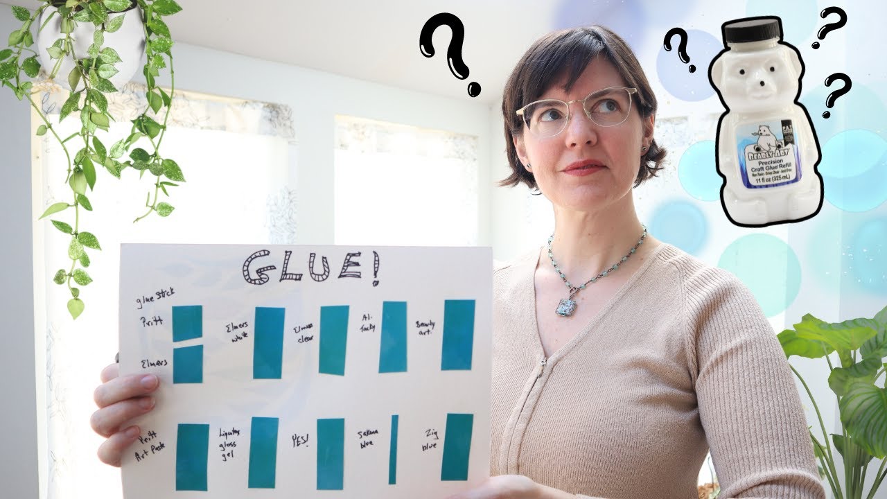 Testing 10 kinds of Collage GLUE - no more paper peeling! - YouTube