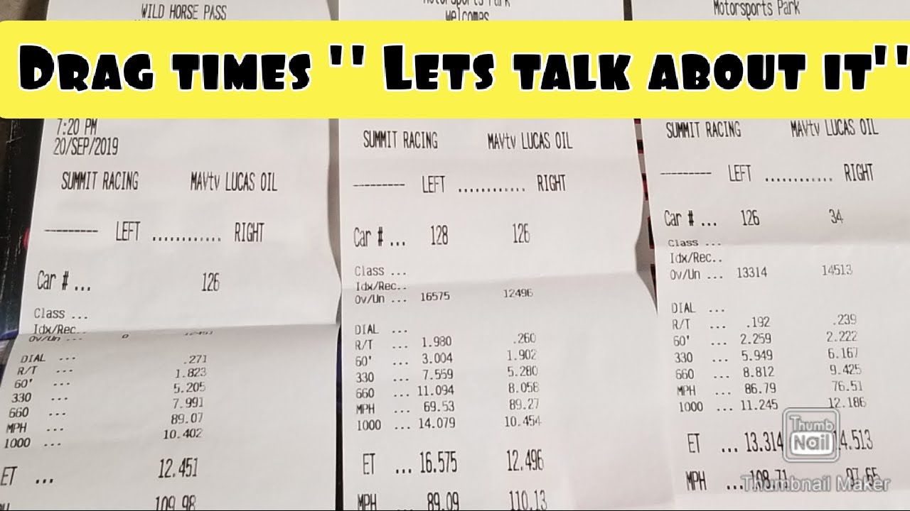 2019 Dodge Challenger 1320 (Drag race times Let's talk about it) - YouTube