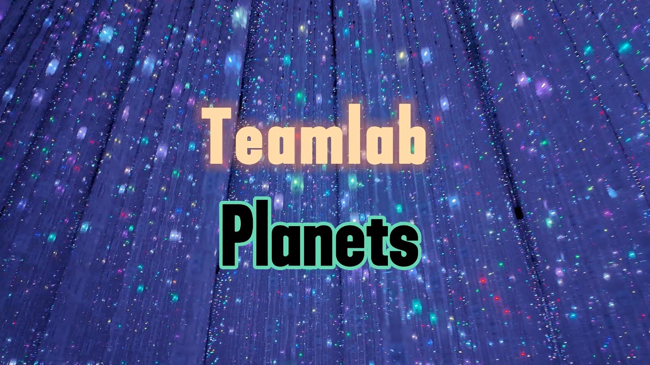Immersive Walkthrough of TeamLab Planets Tokyo 🌟 デジタルアート展体験 | Tokyo ...