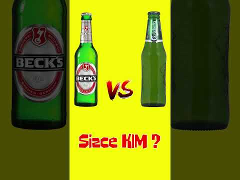 BECKS vs CARLSBERG 🍻  Sizce kim? | #beer #bira #biratesti  #keyfimkeyf