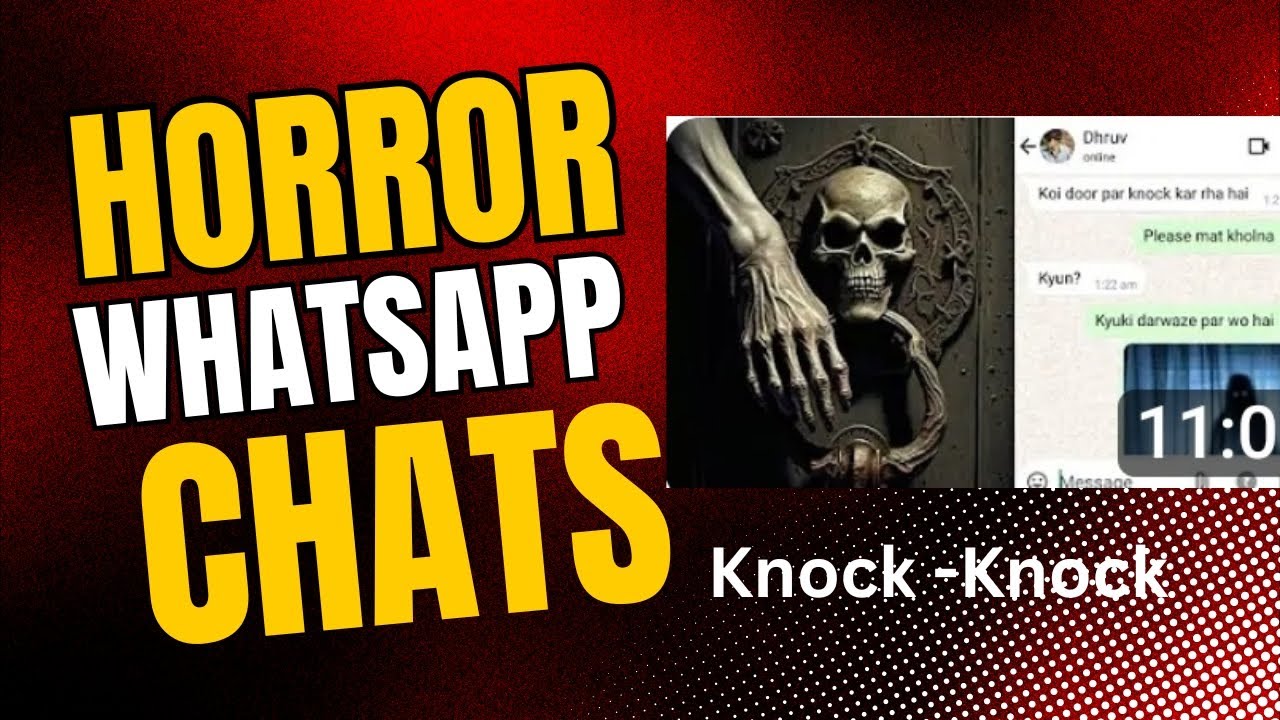 Horror whatsapp chat 😱 Knock -Knock 😨#horrorstories #horrorwhatsappchat ...