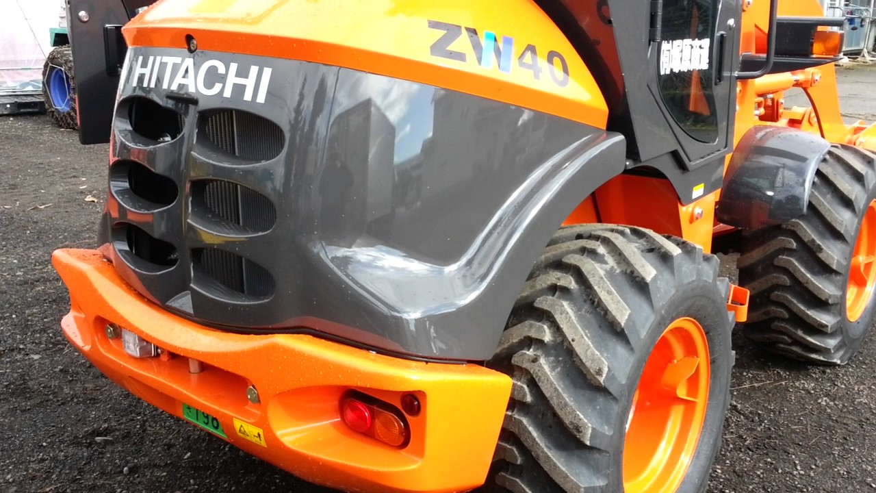 【wheelloader】HITACHI ZW40-5B - YouTube