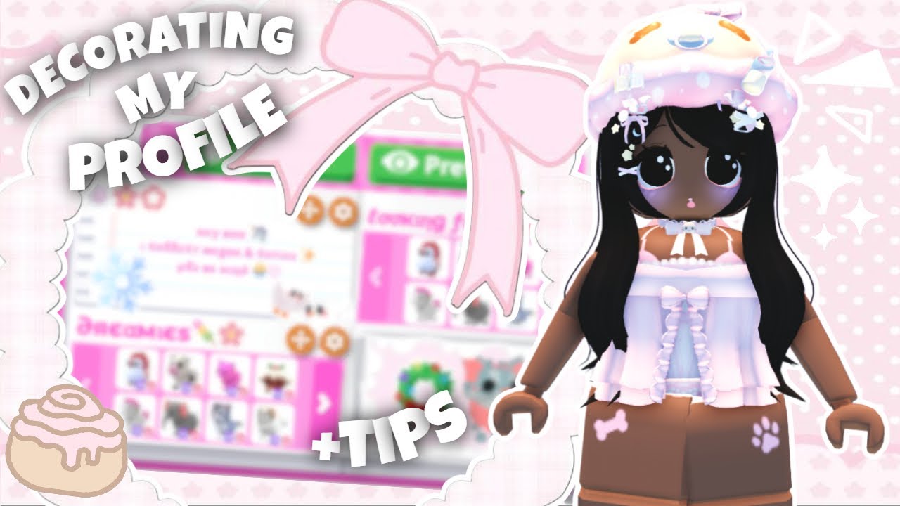 I Transformed My Adopt Me Profile 😳💗 (Decorating + Tips ...