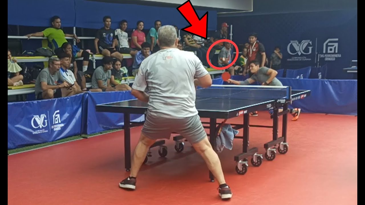 Partido picoso Tenis de mesa Jesús Cardozo vs Gustavo Aponte - Victas ...