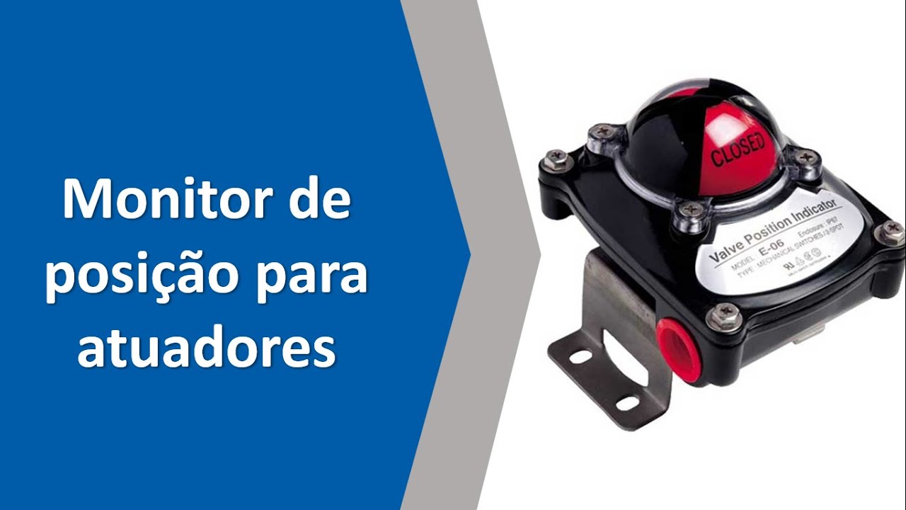 Monitor de posição para atuadores pneumáticos montado em válvulas - YouTube