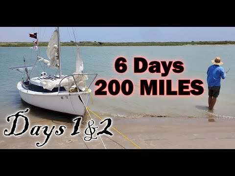 6 DAYS 200 MILES on My Little 1964 Vintage SAILBOAT/ The TEXAS 200 ep ...
