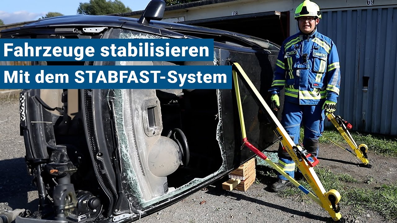 Fahrzeuge stabilisieren mit dem STAB-FAST-System von WEBER RESCUE 🚒 - YouTube