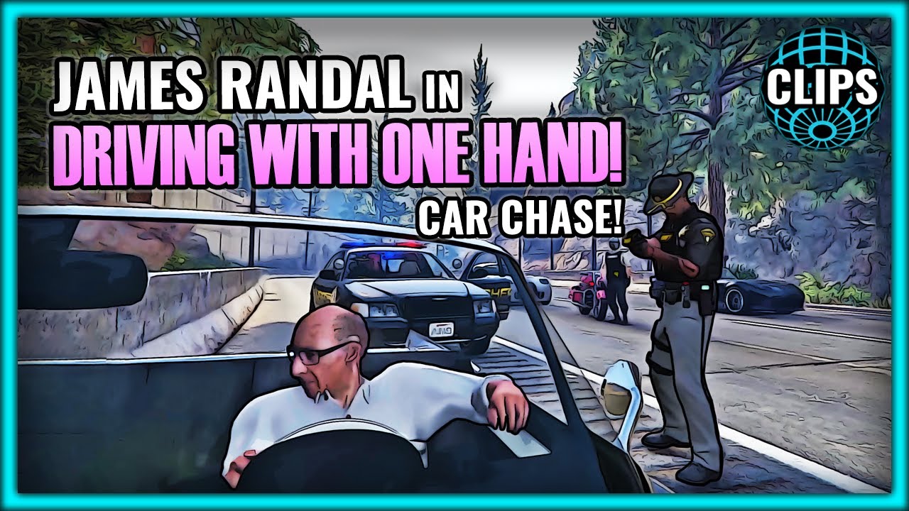 JAMES RANDAL IN DRIVING WITH ONE HAND! CAR CHASE! - YouTube