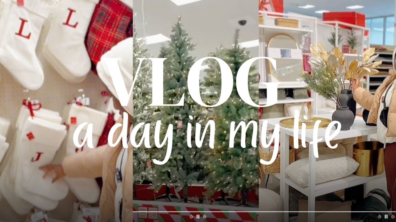 I THINK I HAVE ADHD. CHRISTMAS TREE SHOPPING & TARGET RUN - YouTube