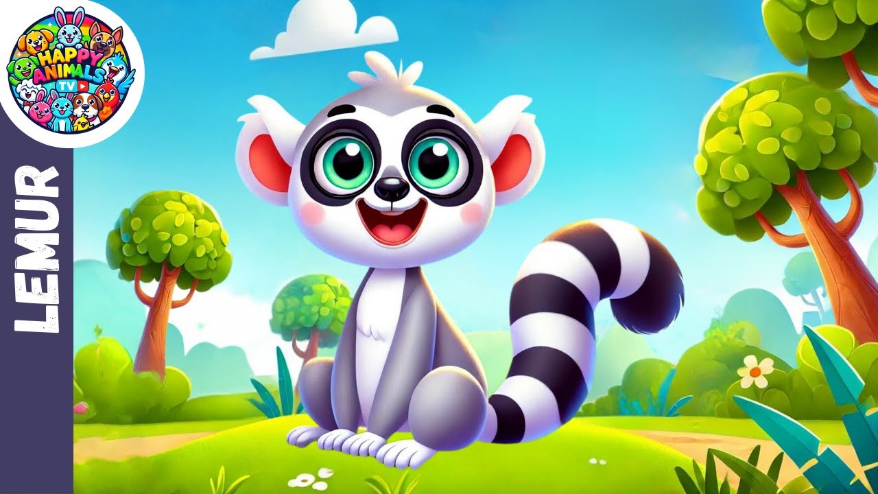 Lemur’s Playful Song | ‪@HappyAnimalsTV Kids Songs & Nursery Rhymes ...