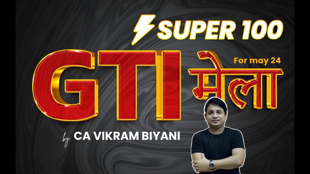 GTI L2|#super100 |#ca #gstseries #may24 #rambaan #rambaan #vb - YouTube