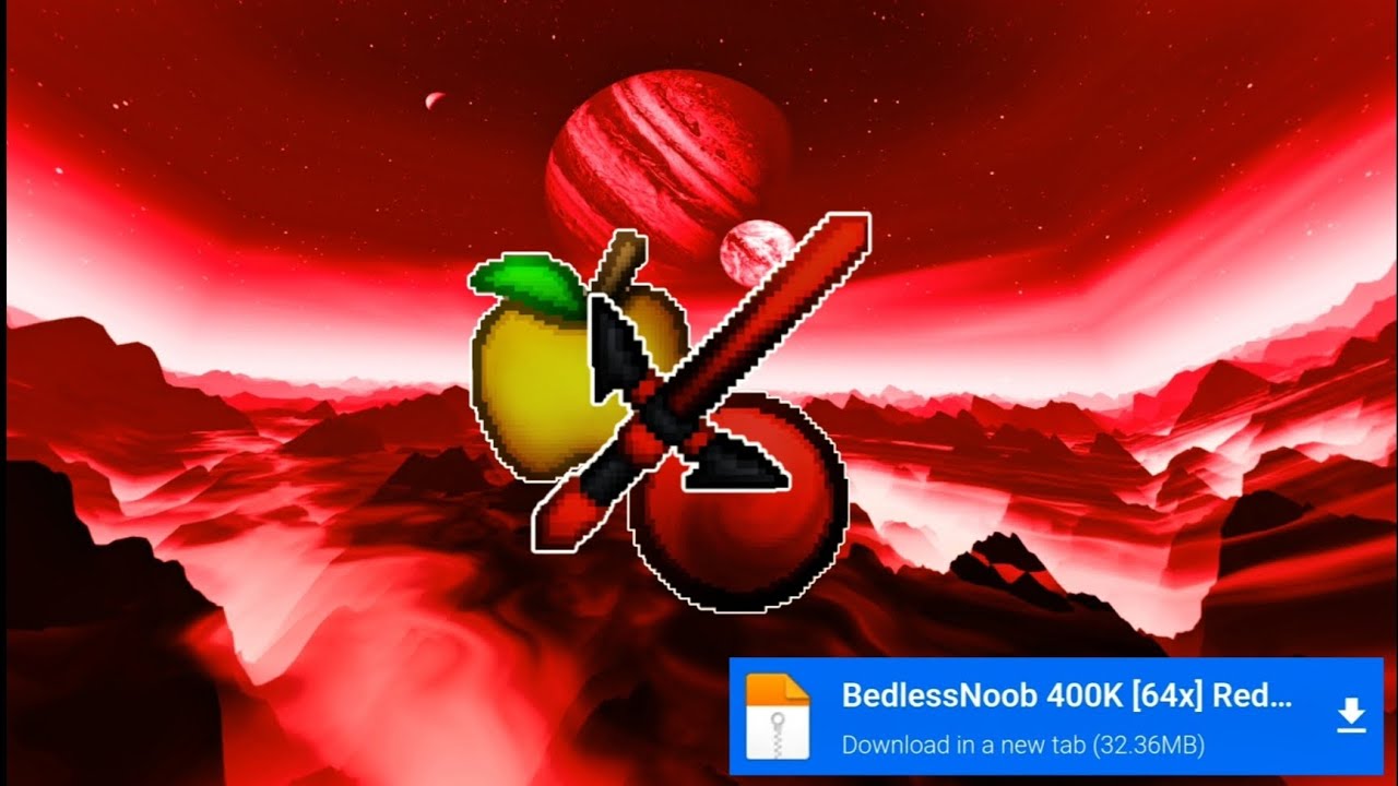 Best Red pvp texture pack for mcpe 1.21+ - YouTube