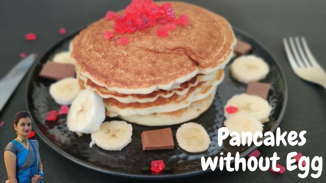 How to Make Pancakes Without Egg at Home in Hindi | EASY PANCAKE RECIPE - YouTube