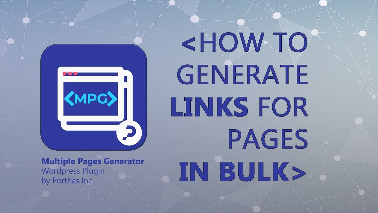 How to quickly Generate Links for Multiple Pages in under 2 minutes ...