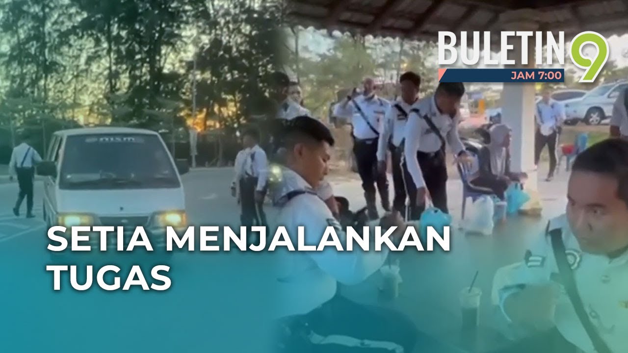 Anggota Trafik Berbuka Ala Kadar Di Tepi Jalan - YouTube