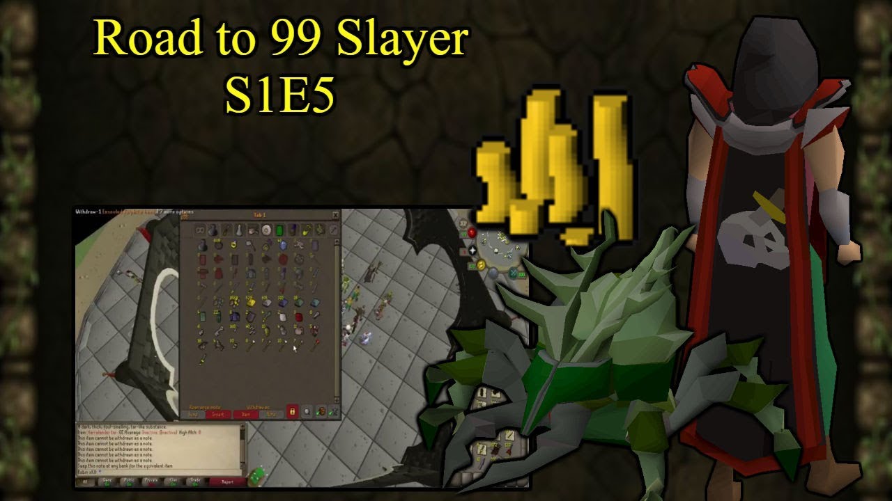 Oldschool Runescape Road to 99 Slayer - S1E5 Loot from 88-89 Slayer ...