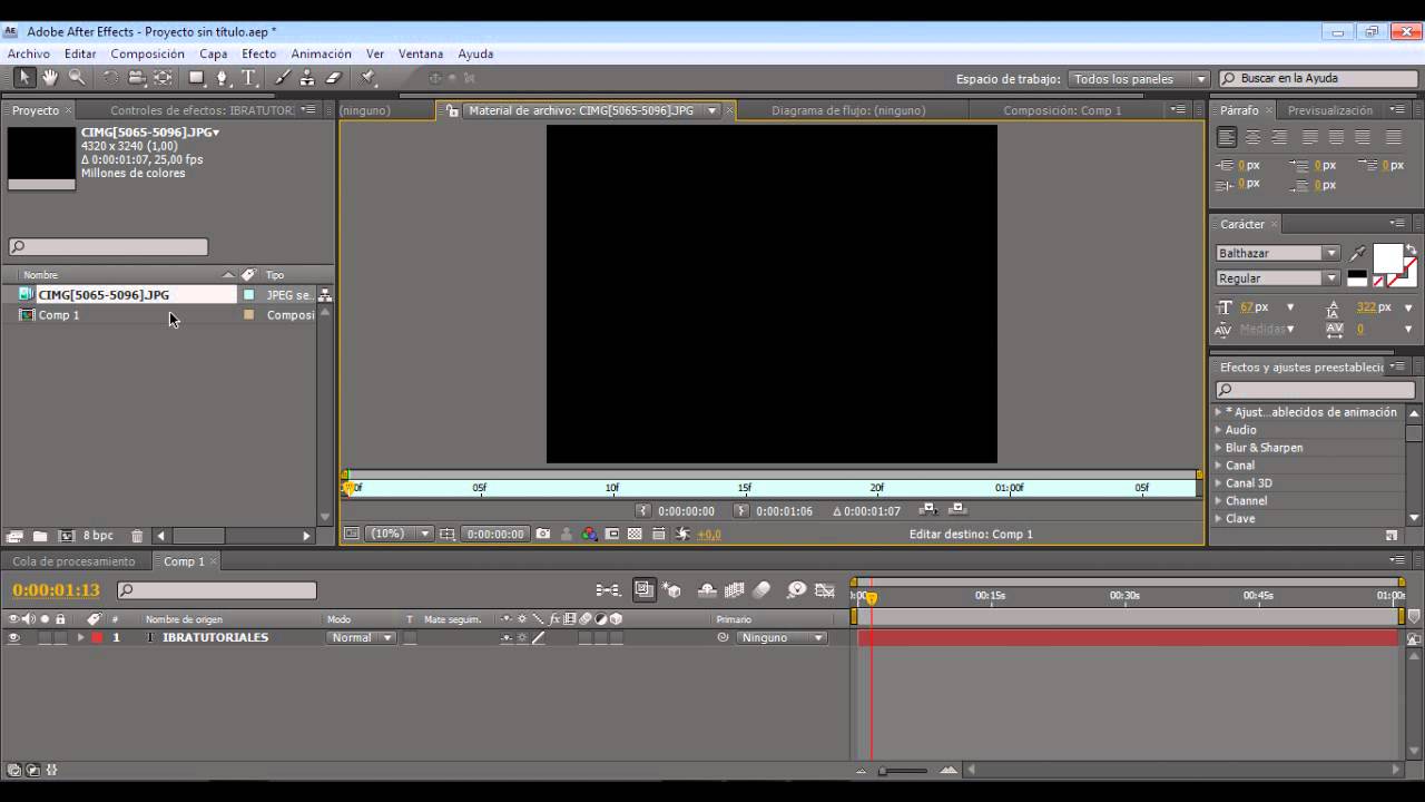 [TUTORIAL] Conceptos basicos de Adobe After Effects -Parte1- - YouTube