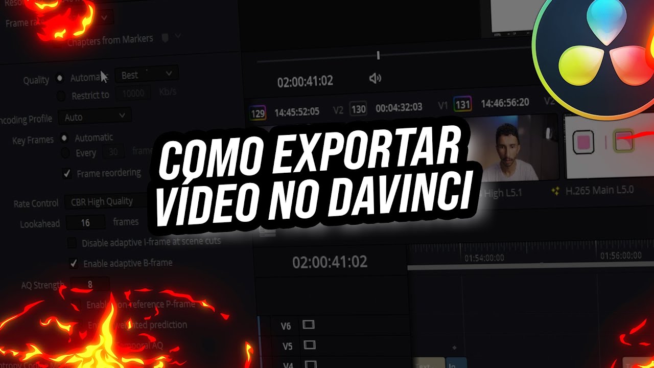 Davinci Resolve Tutorial: Como exportar vídeo com a melhor qualidade - YouTube