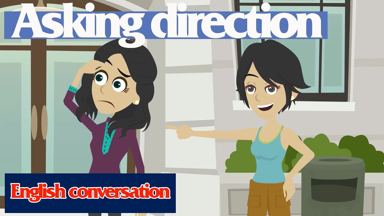 Super basic English conversation - Asking direction - YouTube