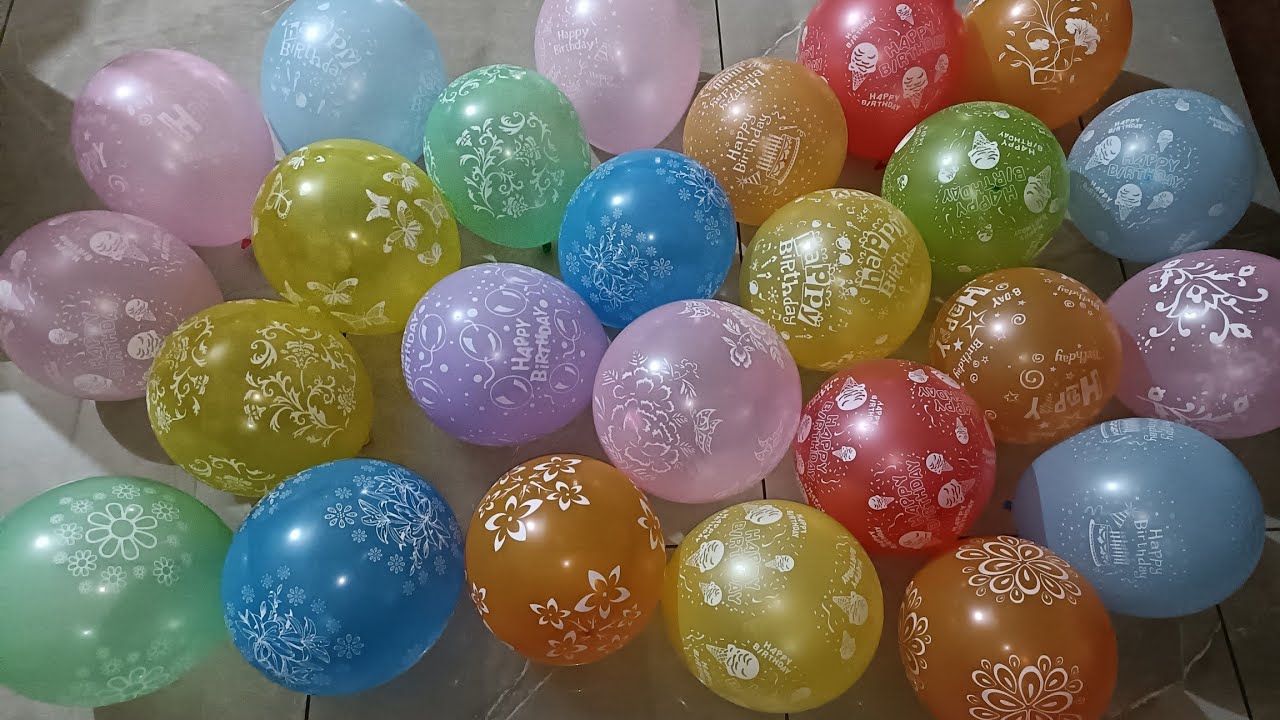 balloon show family, balloons popping show, flower balloon POP - YouTube