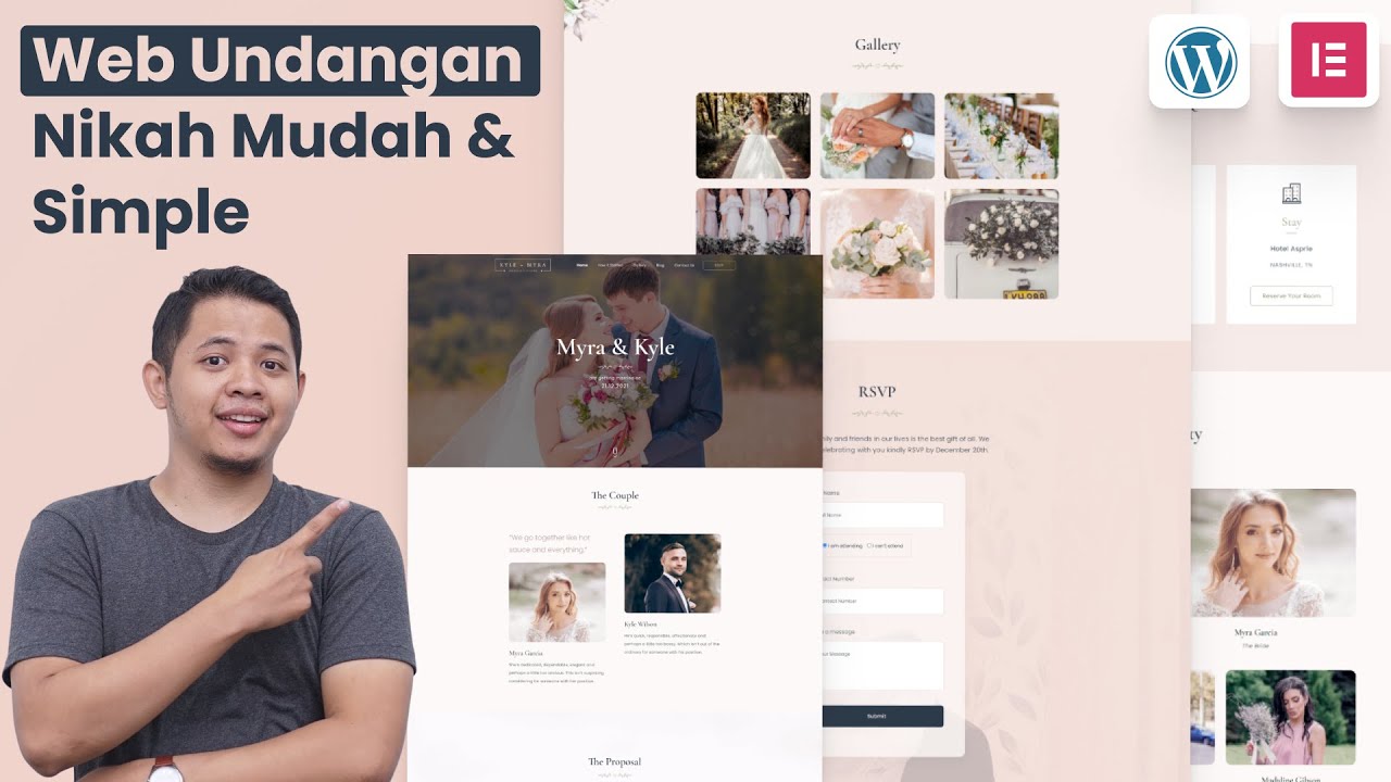 Cara Membuat Website Undangan Nikah Online Dalam 15 Menit - Mudah - YouTube