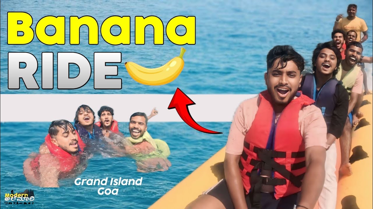 BANANA RIDE | WATER ACTIVITIES | GOA SERIES | MODERN ALEMARI| #goa # ...