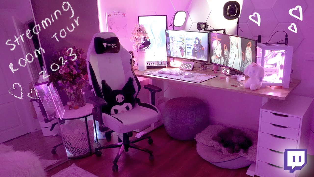 Streaming room tour 2023 - YouTube
